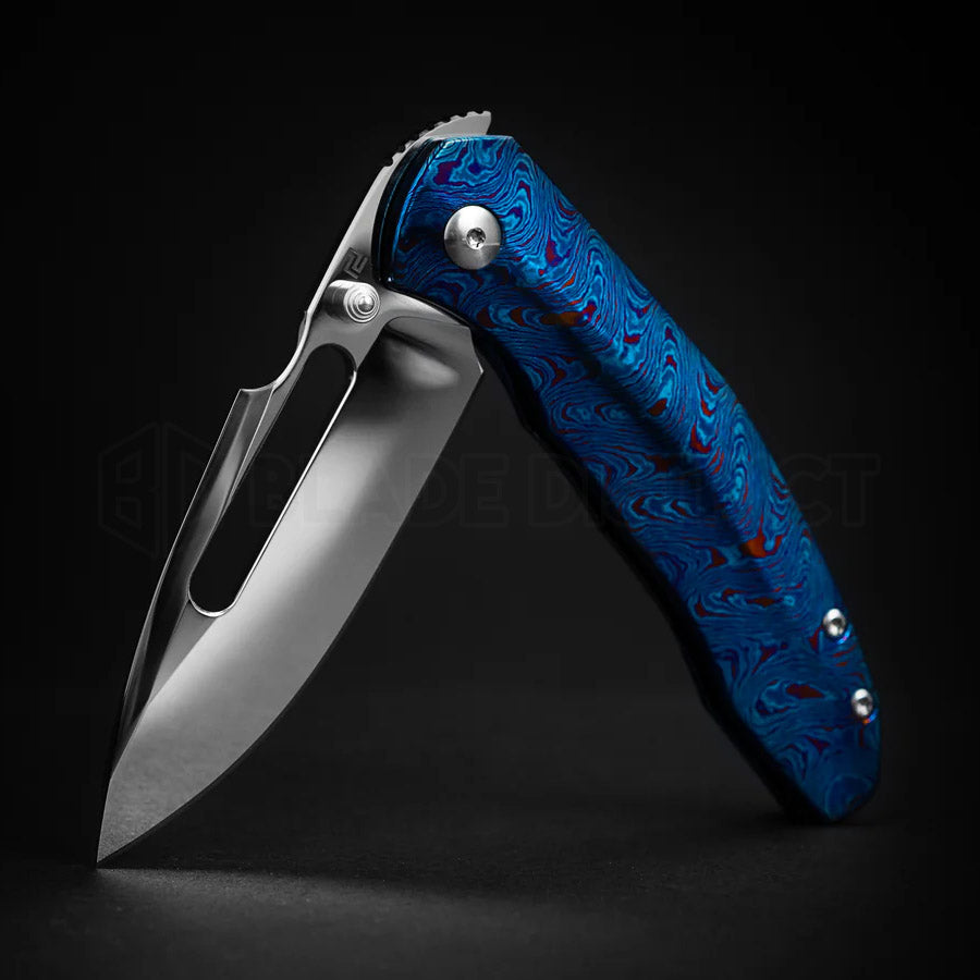 Artisan Cutlery BOA "Full Dress" Timascus Mirror Polish S90V ...